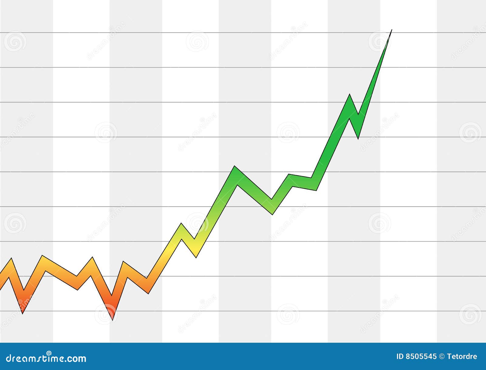 Positive Business Trend Chart Stock Image | CartoonDealer.com #11816473