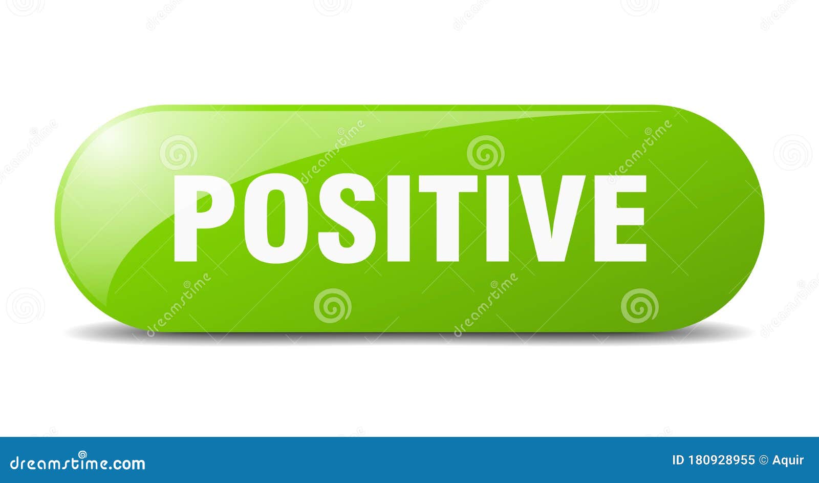 Positive Button. Positive Sign. Key. Push Button Stock Vector ...