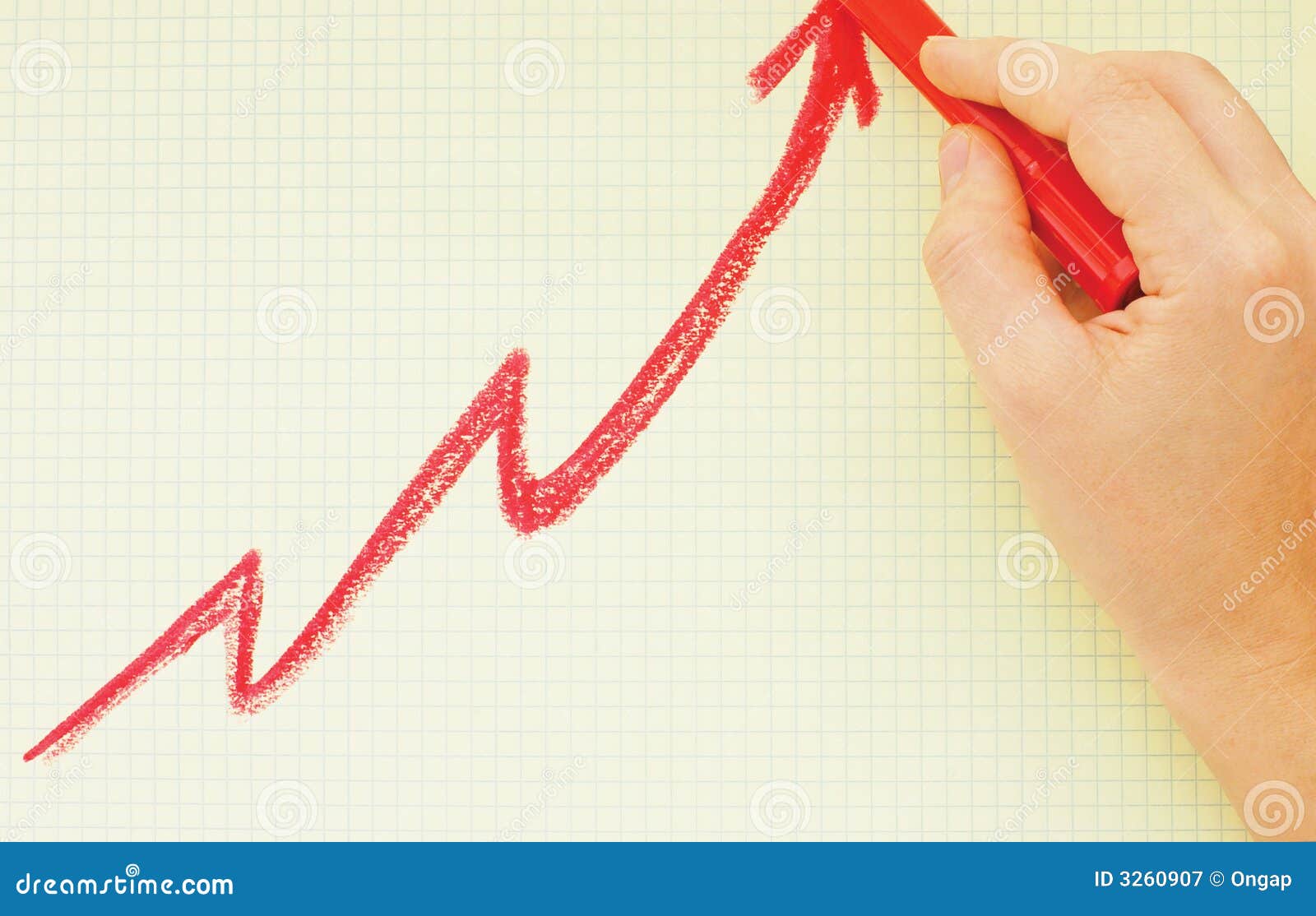 Positive chart stock image. Image of presentation, hand - 3260907