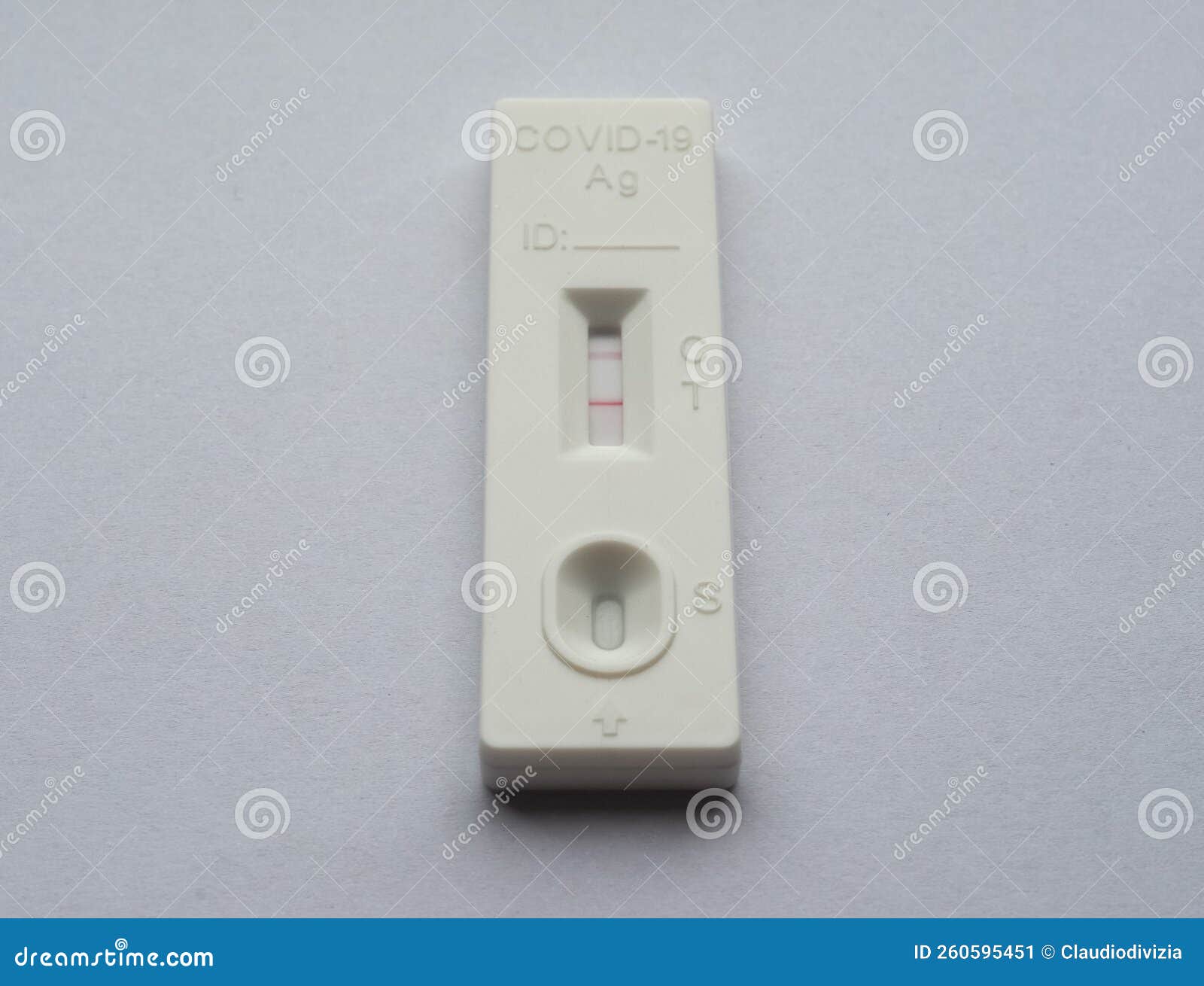 Positive Covid 19 Antigen Rapid Test Stock Image - Image of diagnostics ...
