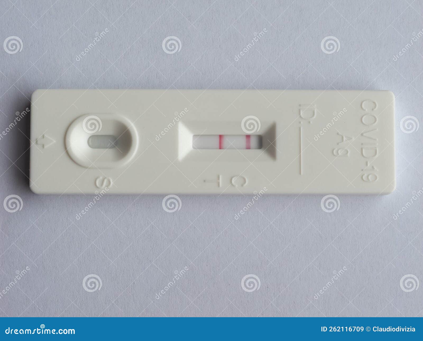 Positive Covid 19 Antigen Rapid Test Stock Image - Image of rapid, test ...