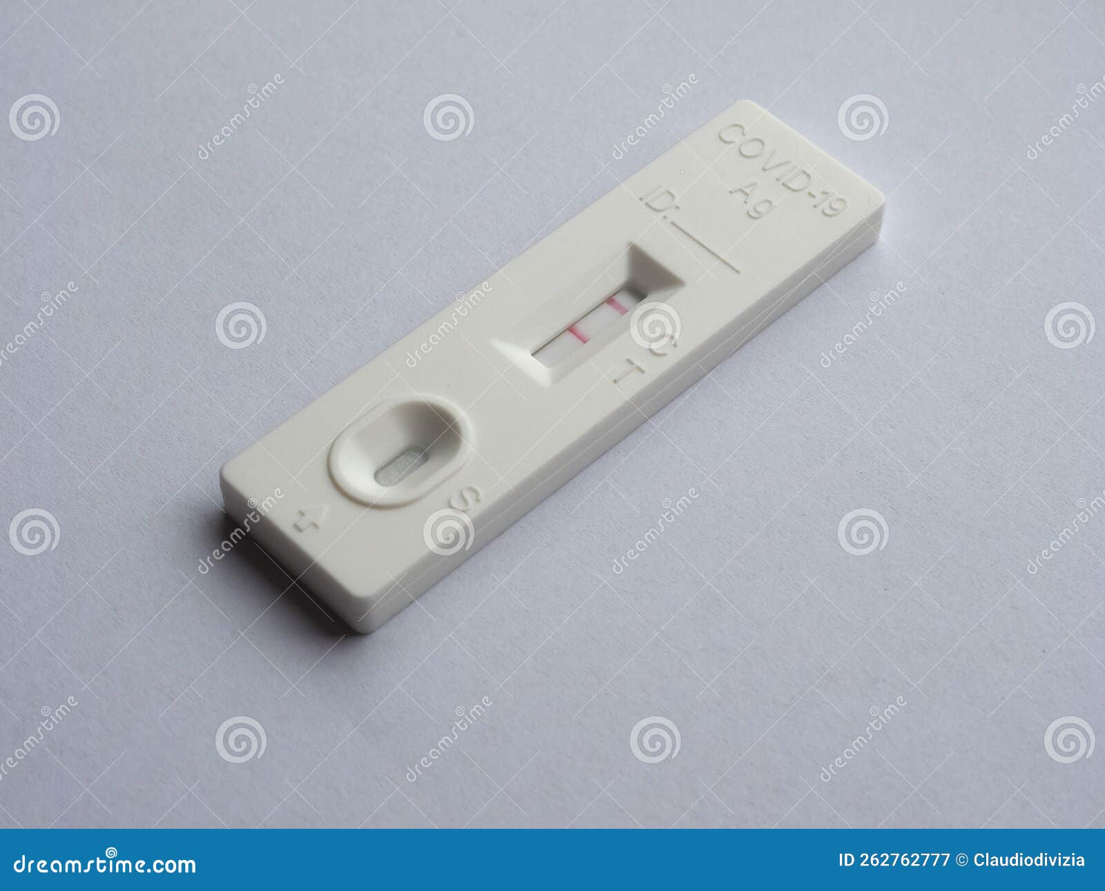 Positive Covid 19 Antigen Rapid Test Stock Image - Image of cure ...