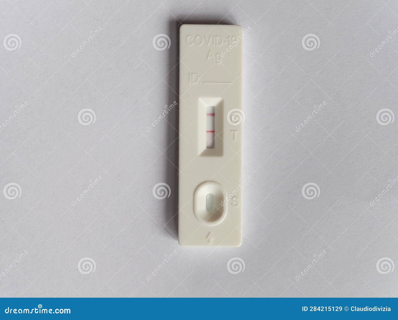 Positive Covid 19 Antigen Rapid Test Stock Image - Image of rapid, care ...