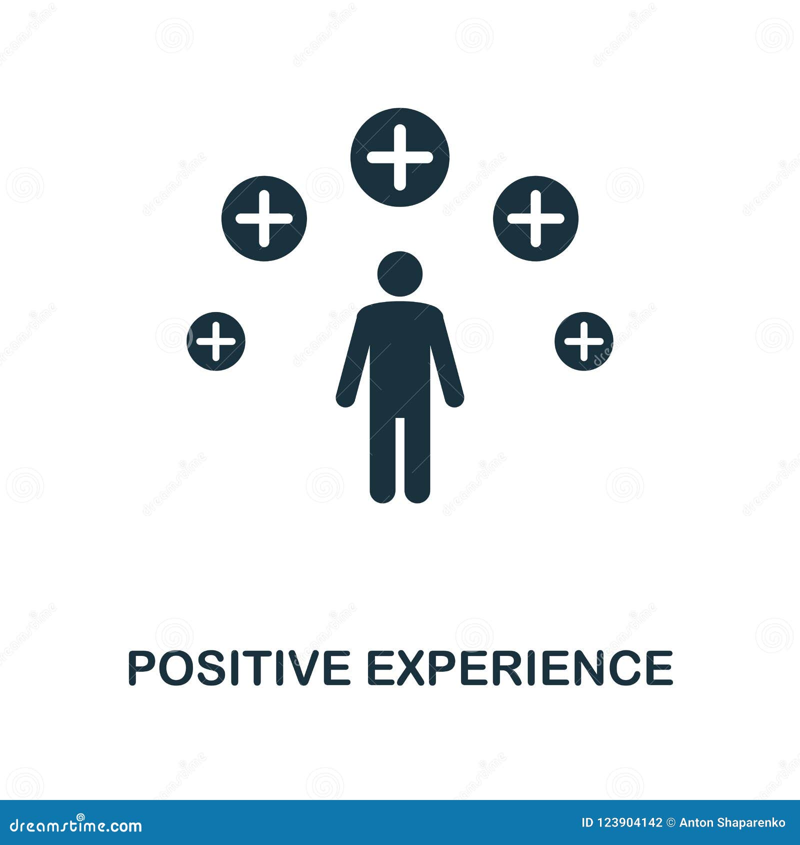 Positive Experience Icon. Monochrome Style Icon Design from Project ...