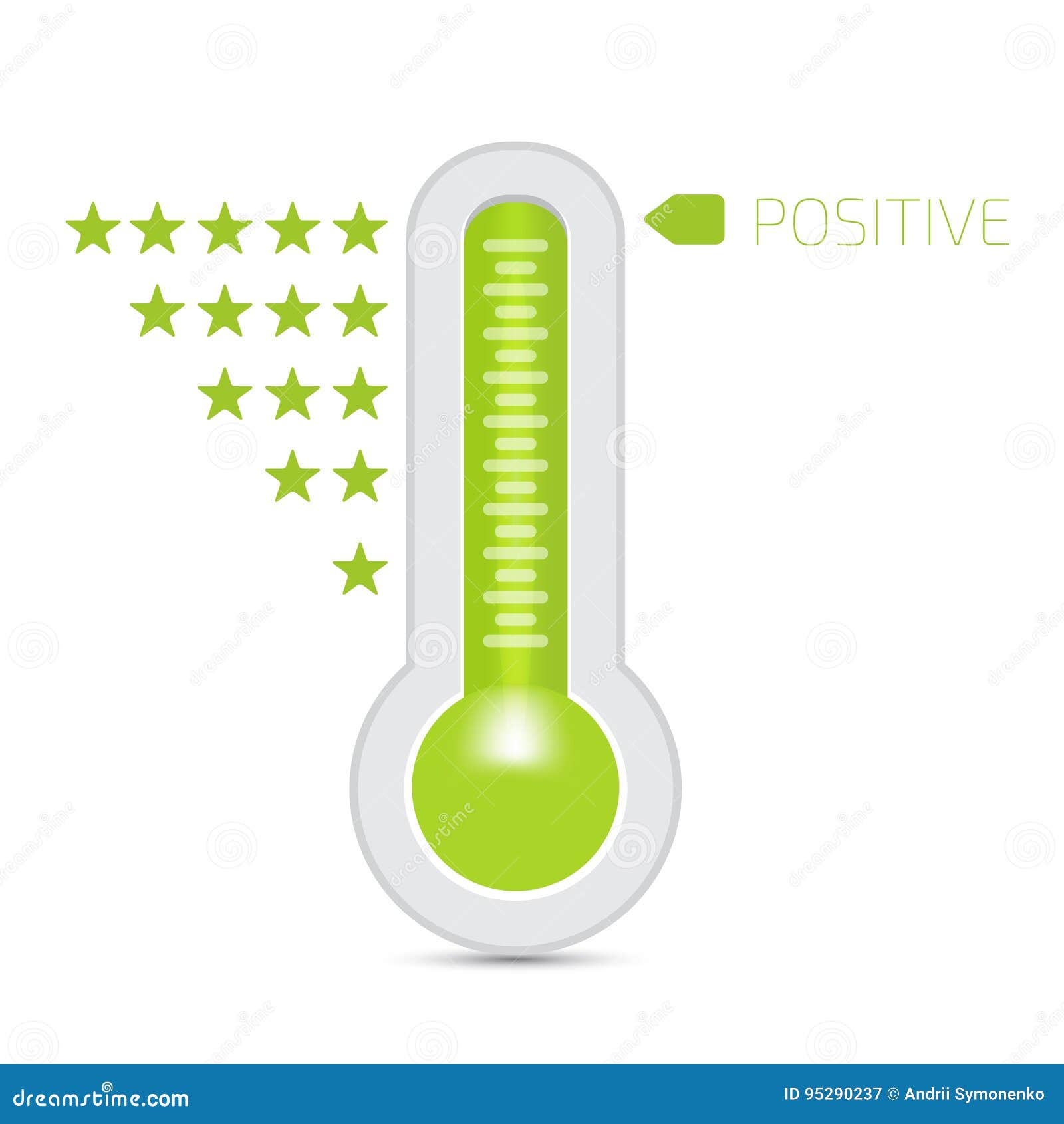 Positive Feedback Indicator. Vector Illustration Stock Vector ...