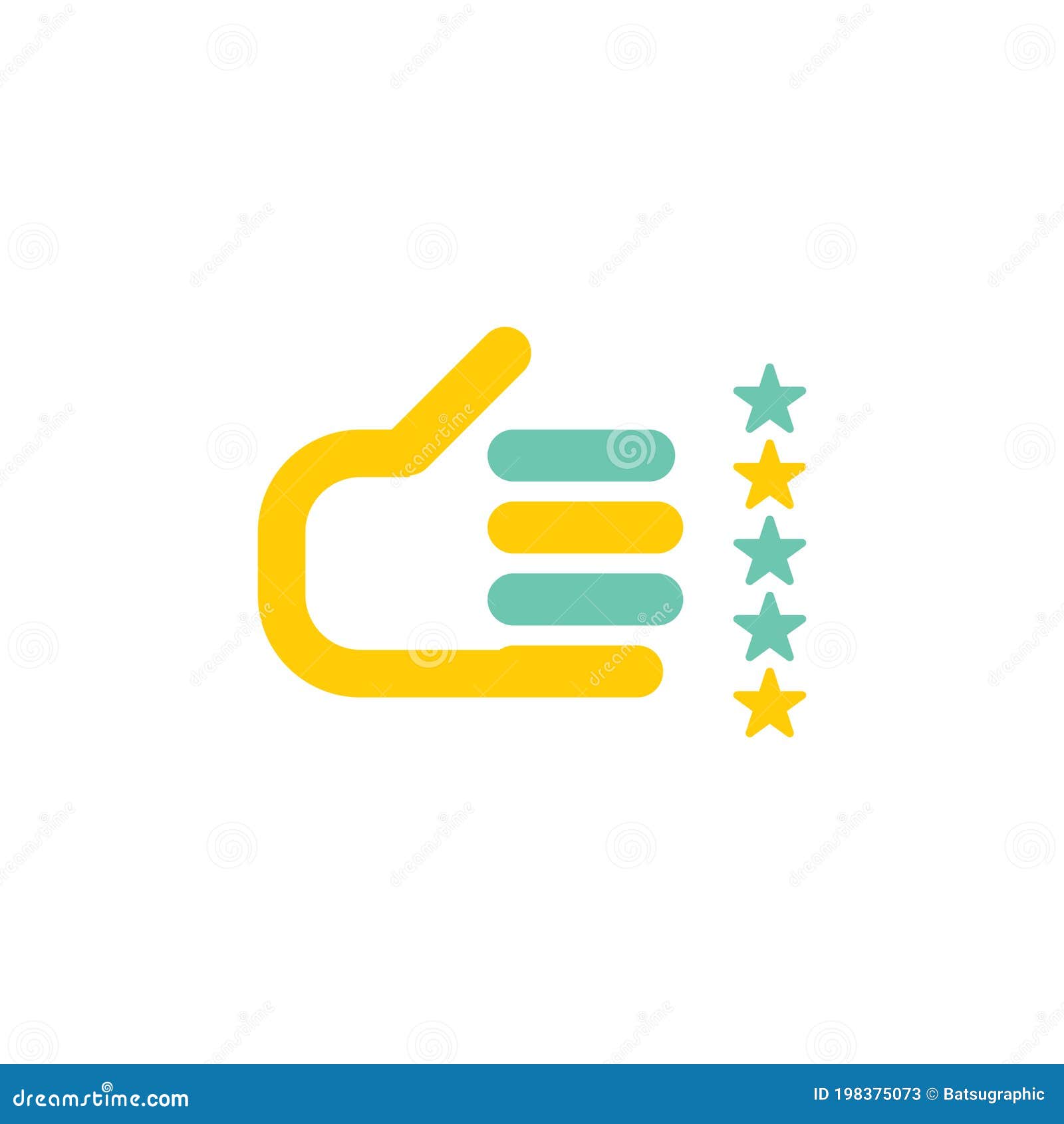 Positive Feedback Vector Logo Design Template Stock Vector ...