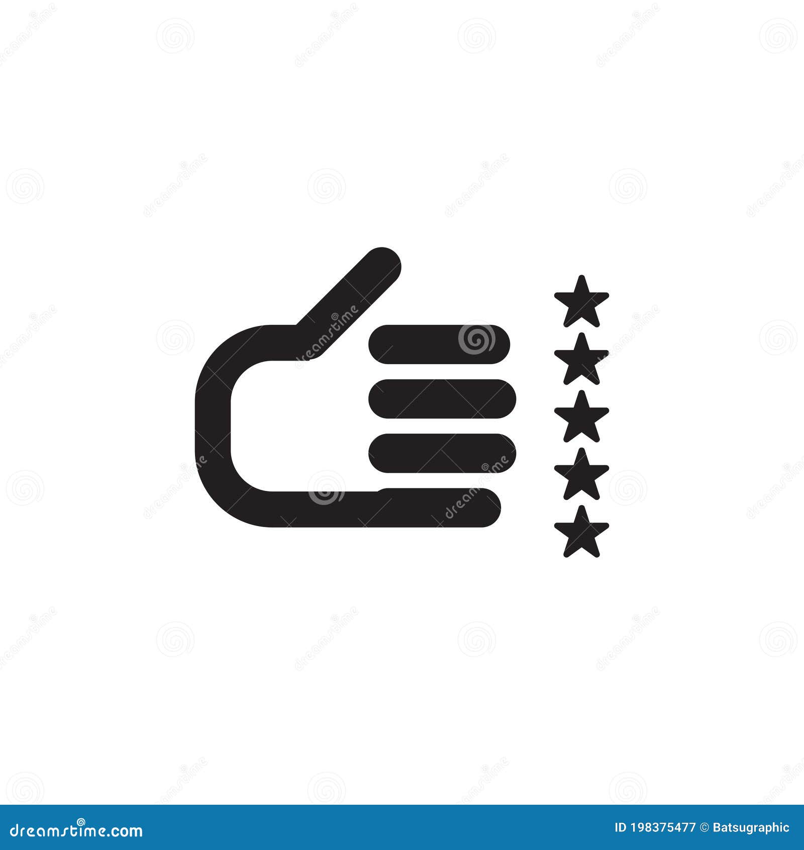 Positive Feedback Vector Logo Design Template Stock Vector ...