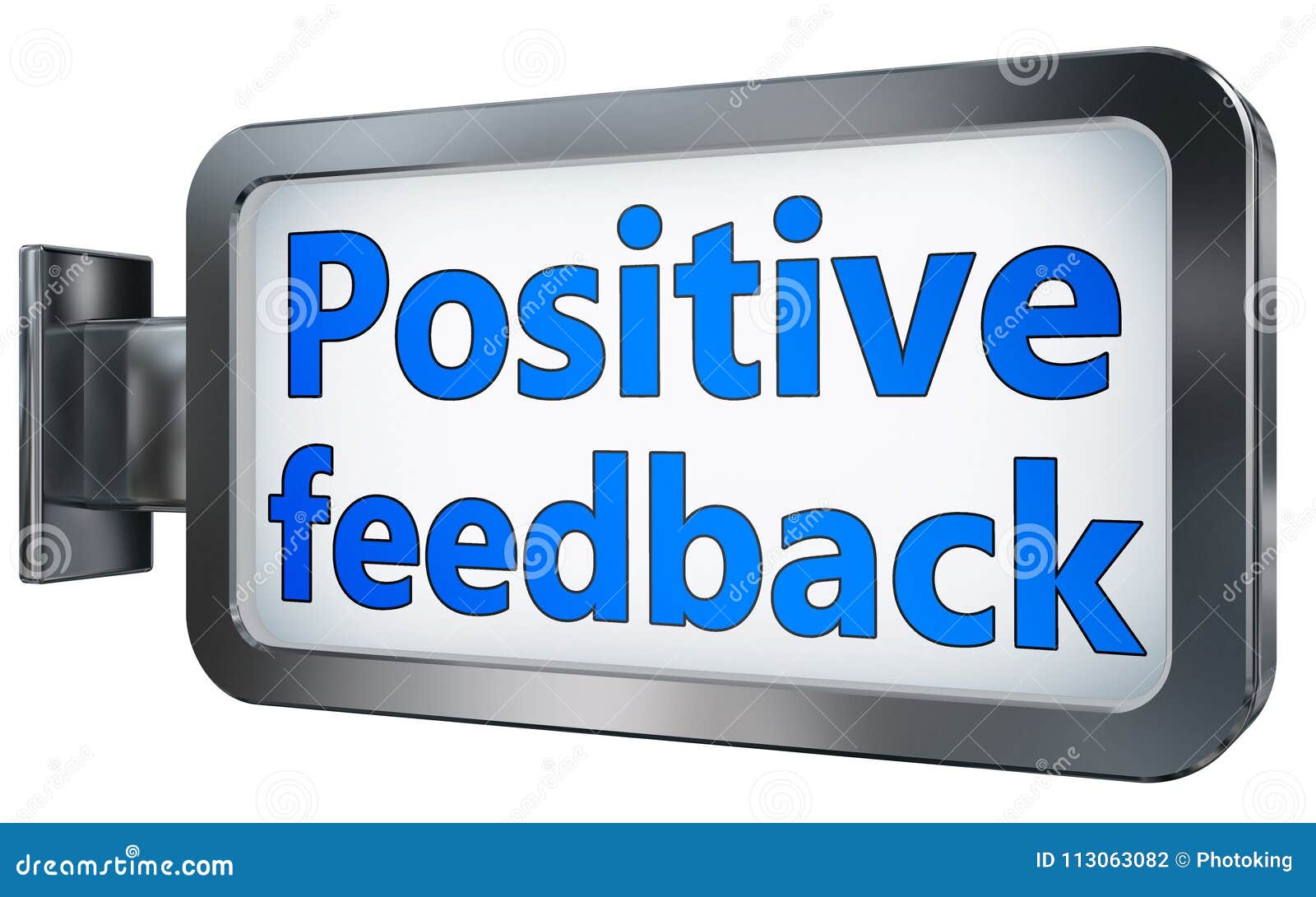 Positive Feedback Doodle Concept Illustration Cartoon Vector ...