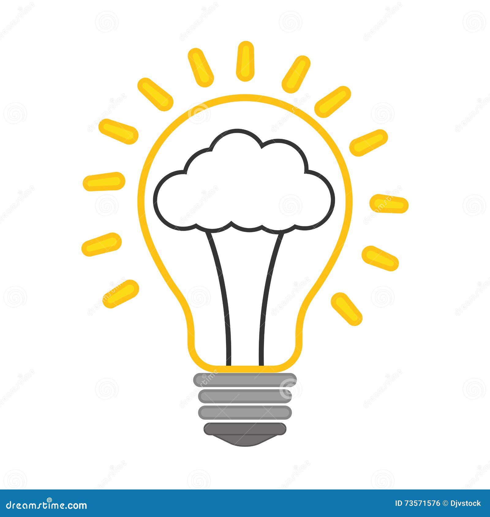 Positive Feeling Icon. Thinking Design. Vector Graphic Stock Vector ...