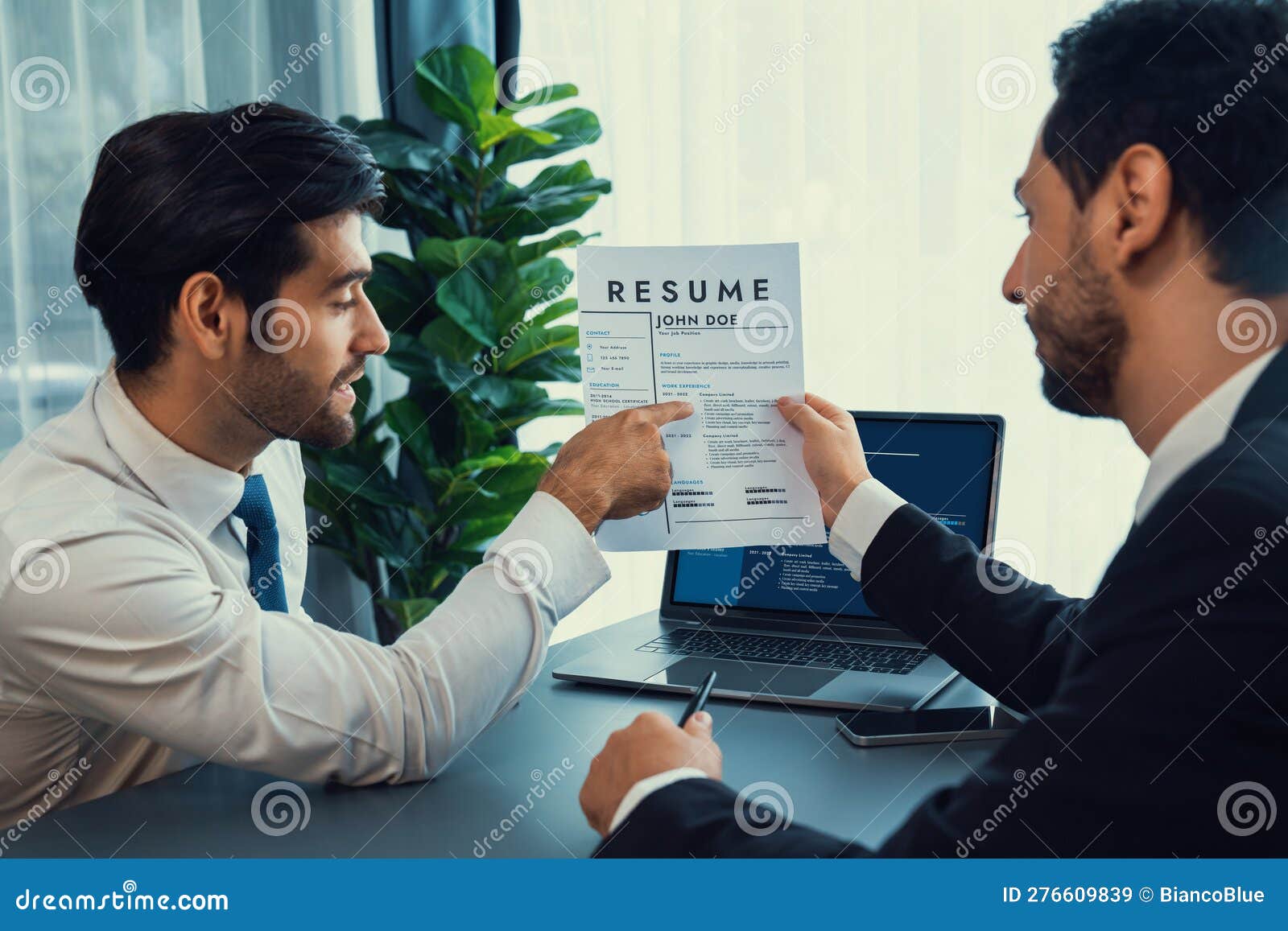 Positive and Friendly Interview with Candidate Feeling Confident ...