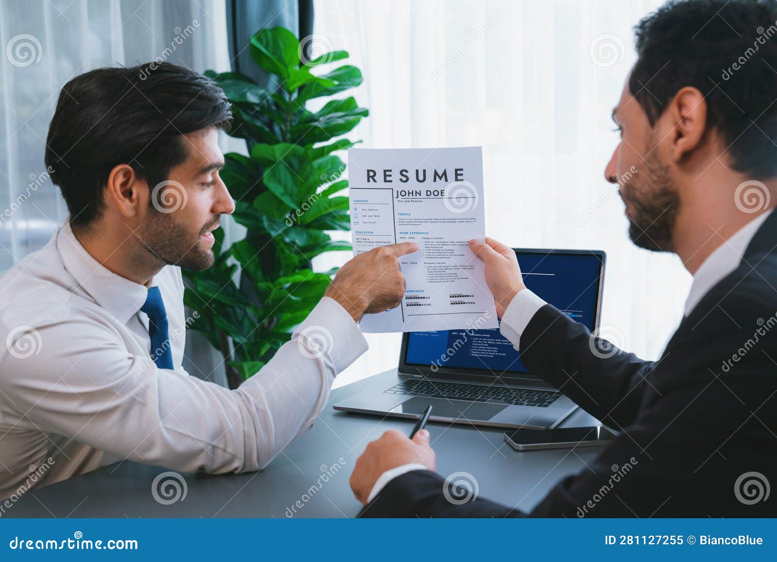 Positive and Friendly Interview with Candidate Feeling Confident ...