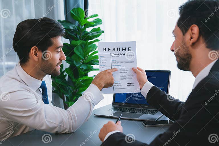 Positive and Friendly Interview with Candidate Feeling Confident ...