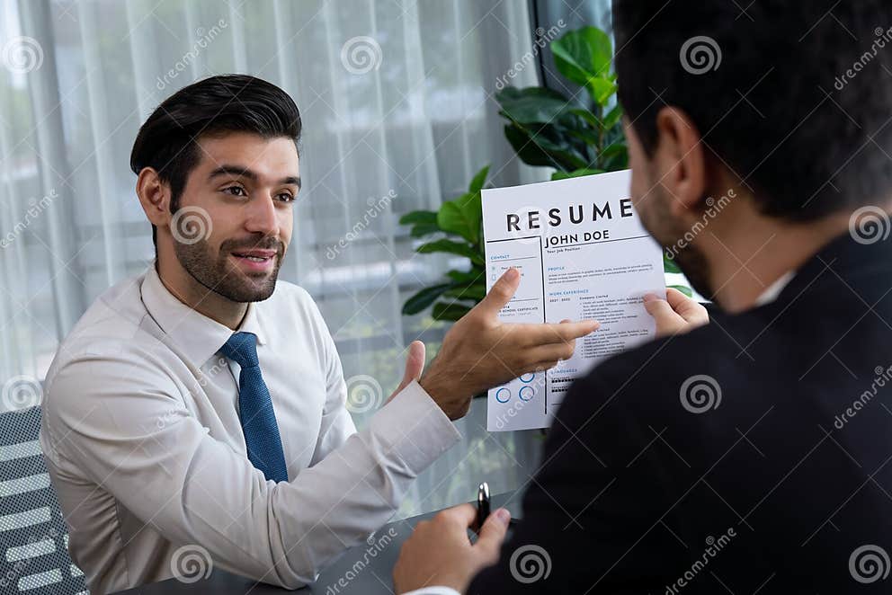 Positive and Friendly Interview with Candidate Feeling Confident ...