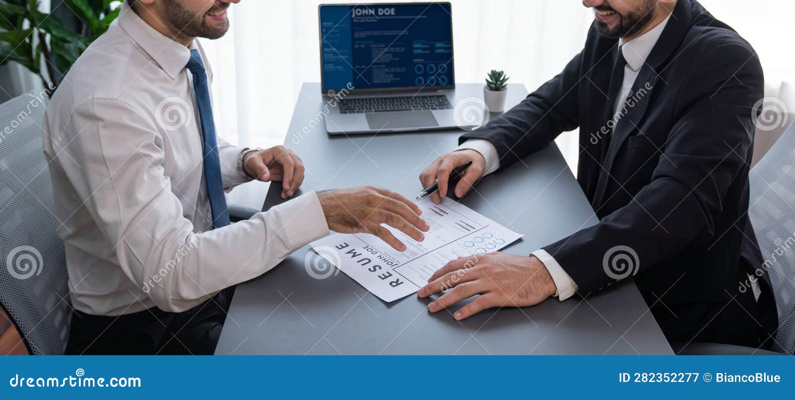 Positive and Friendly Interview with Candidate Feeling Confident ...