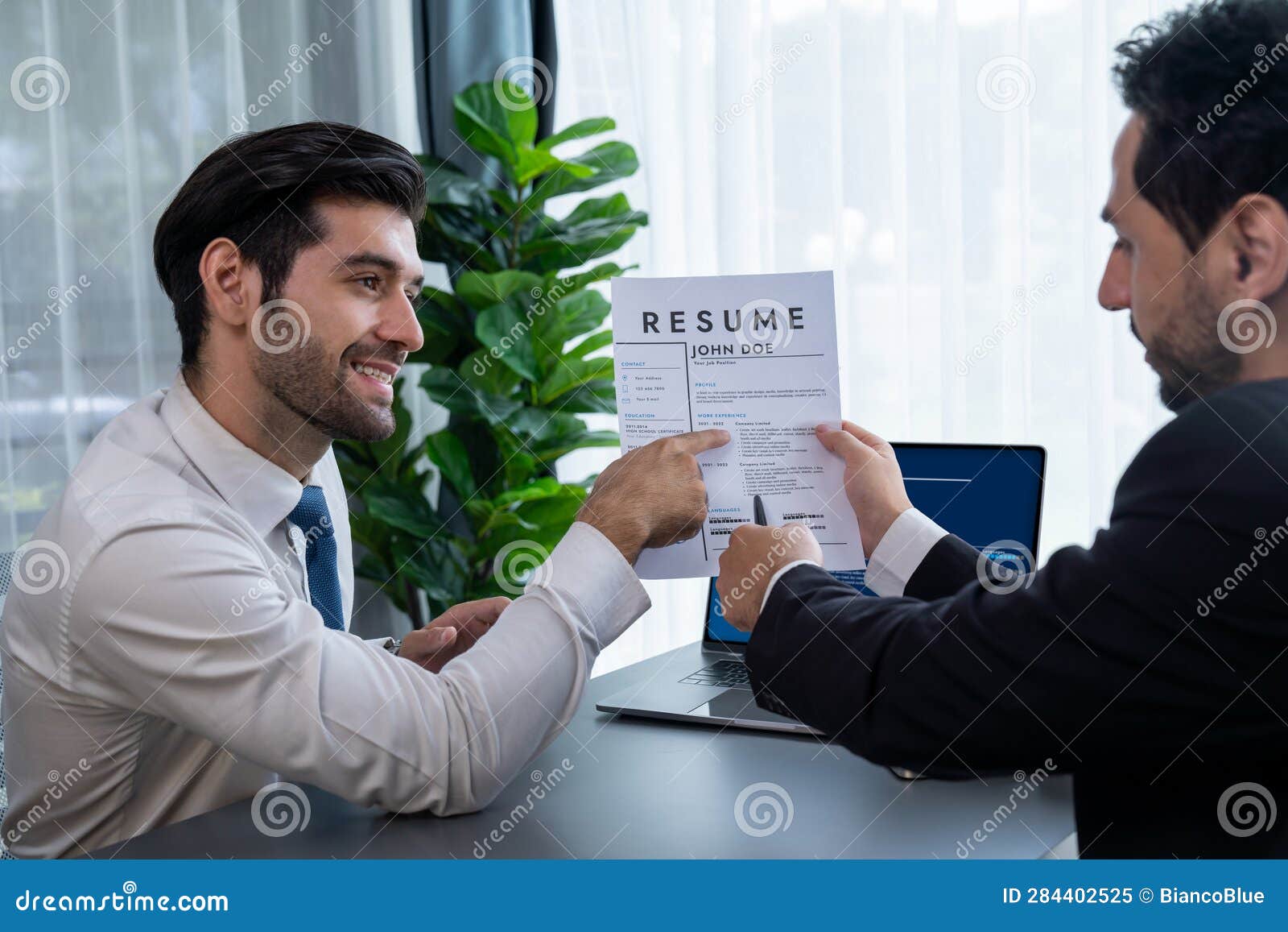 Positive and Friendly Interview with Candidate Feeling Confident ...