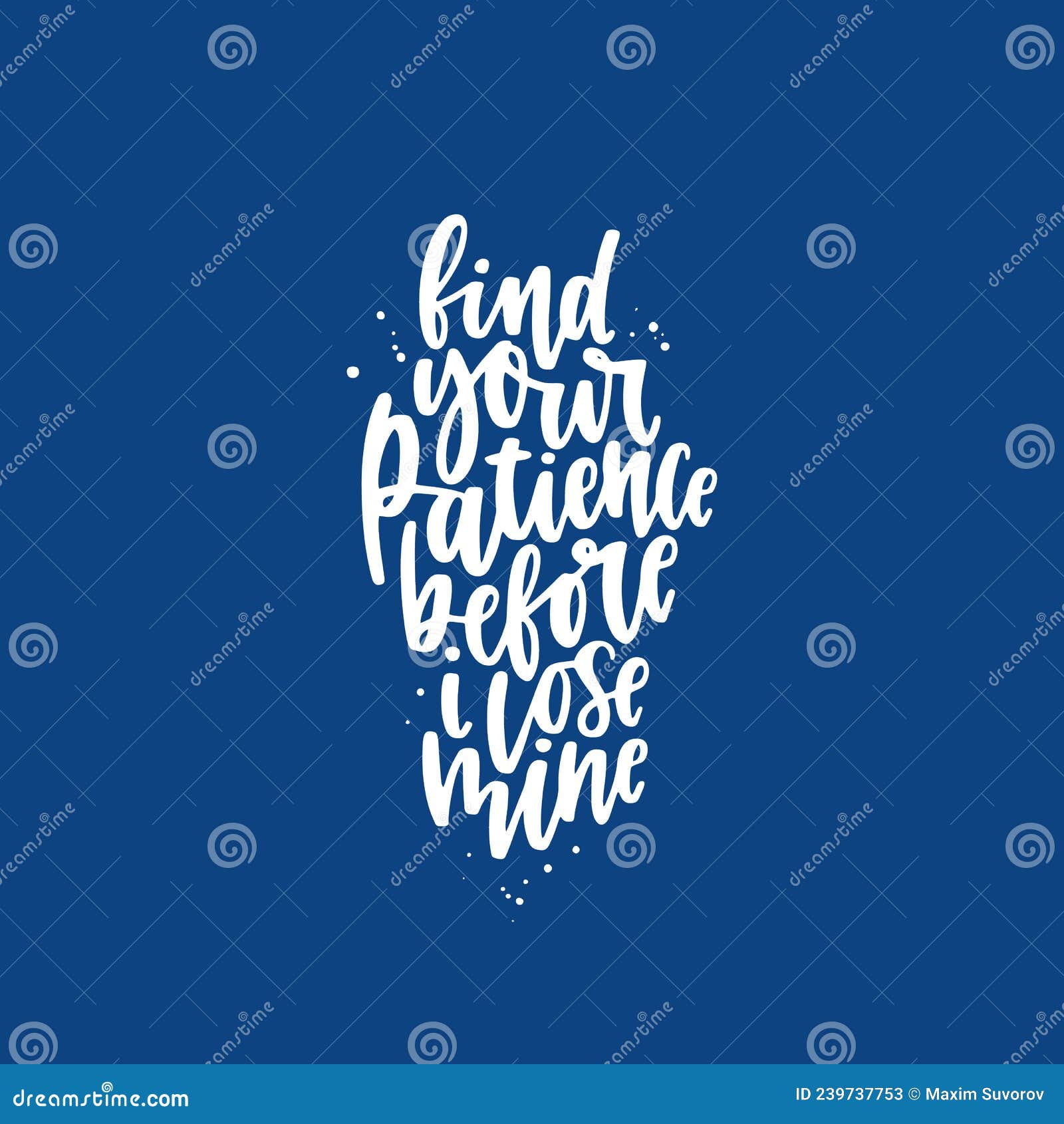 Positive Funny Sarcastic Quote Hand Drawn Color Vector Lettering Find