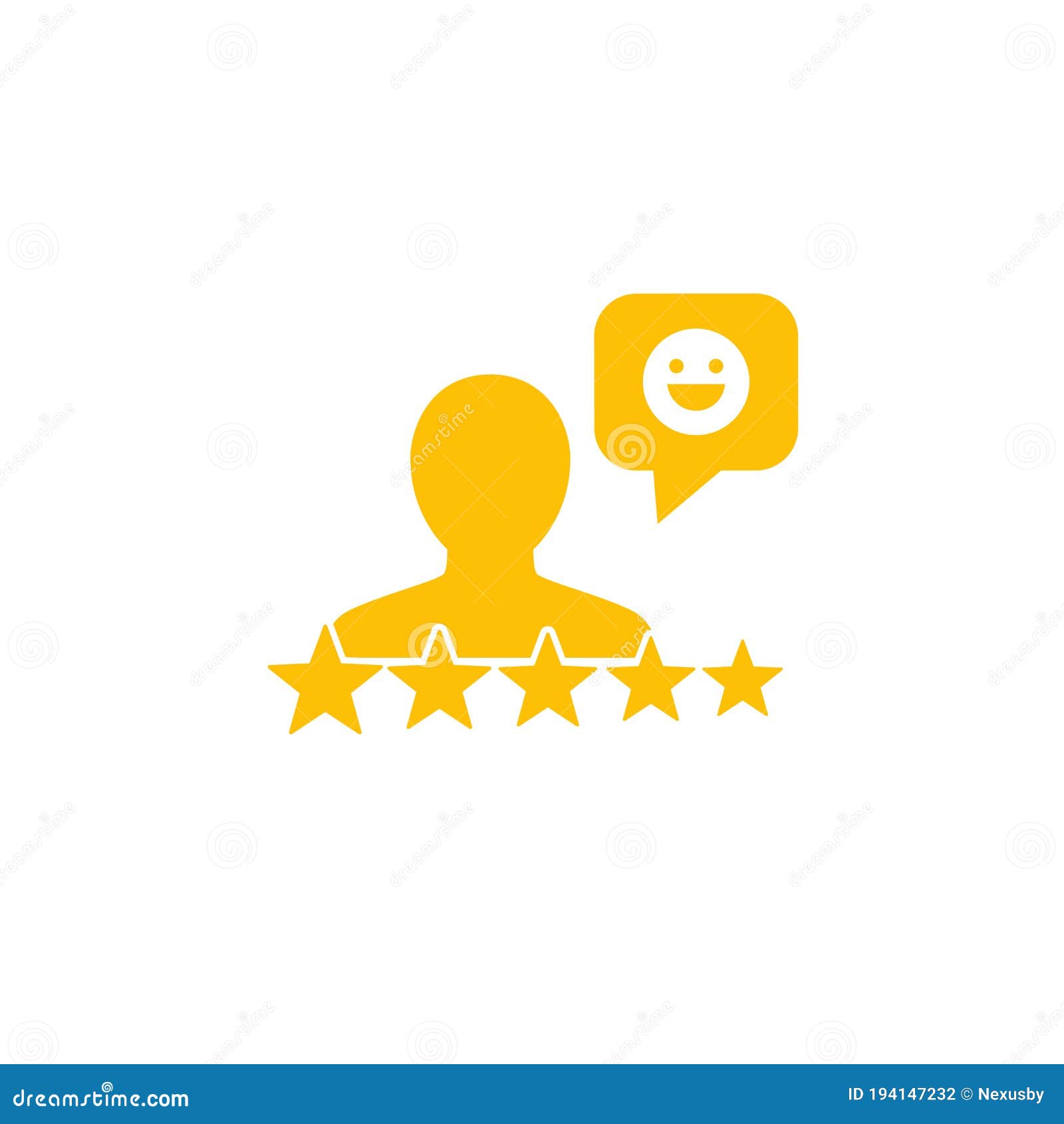 Positive, Good Feedback Vector Icon Stock Vector - Illustration of ...