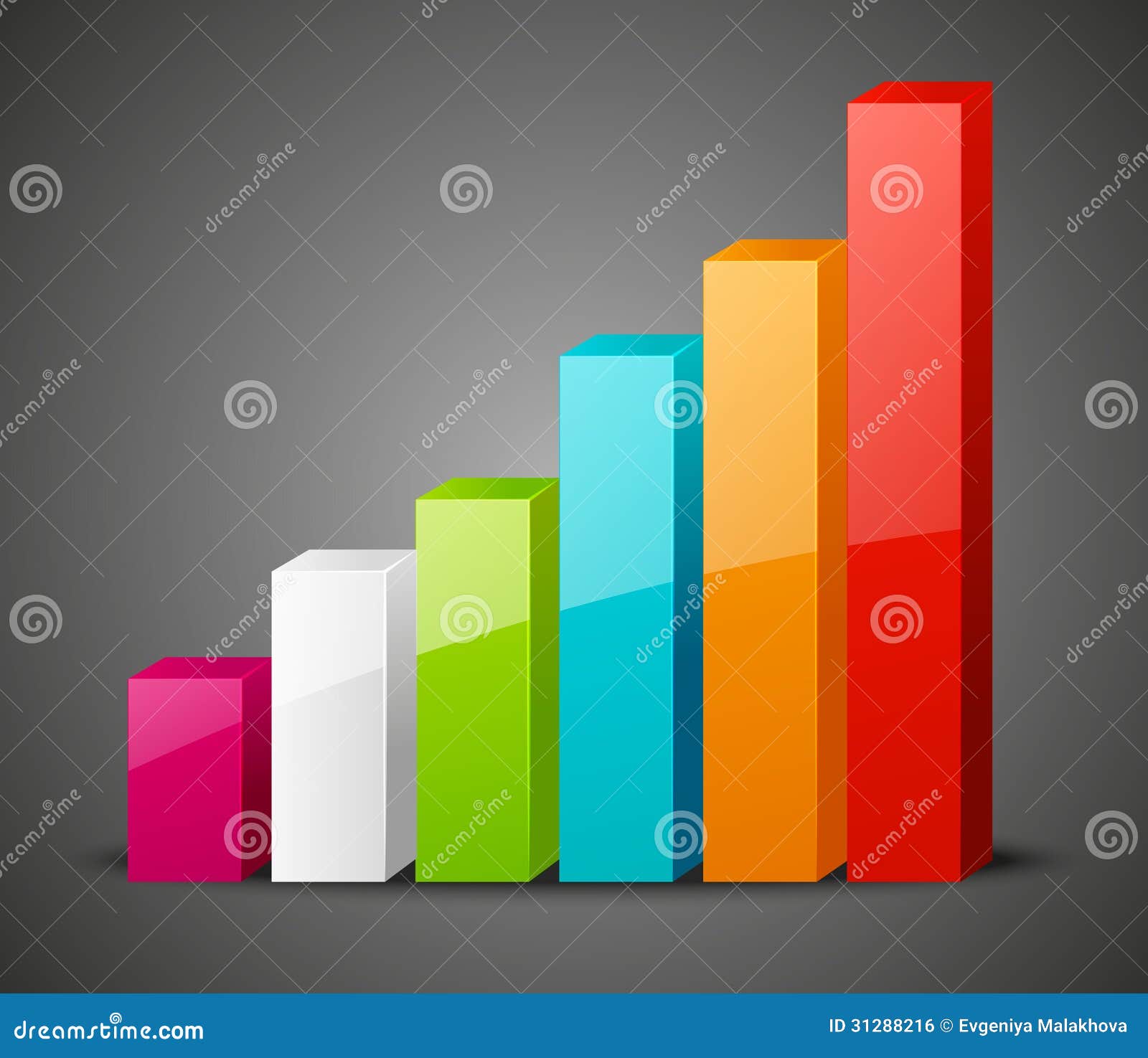 Positive graph icon stock vector. Illustration of office - 31288216