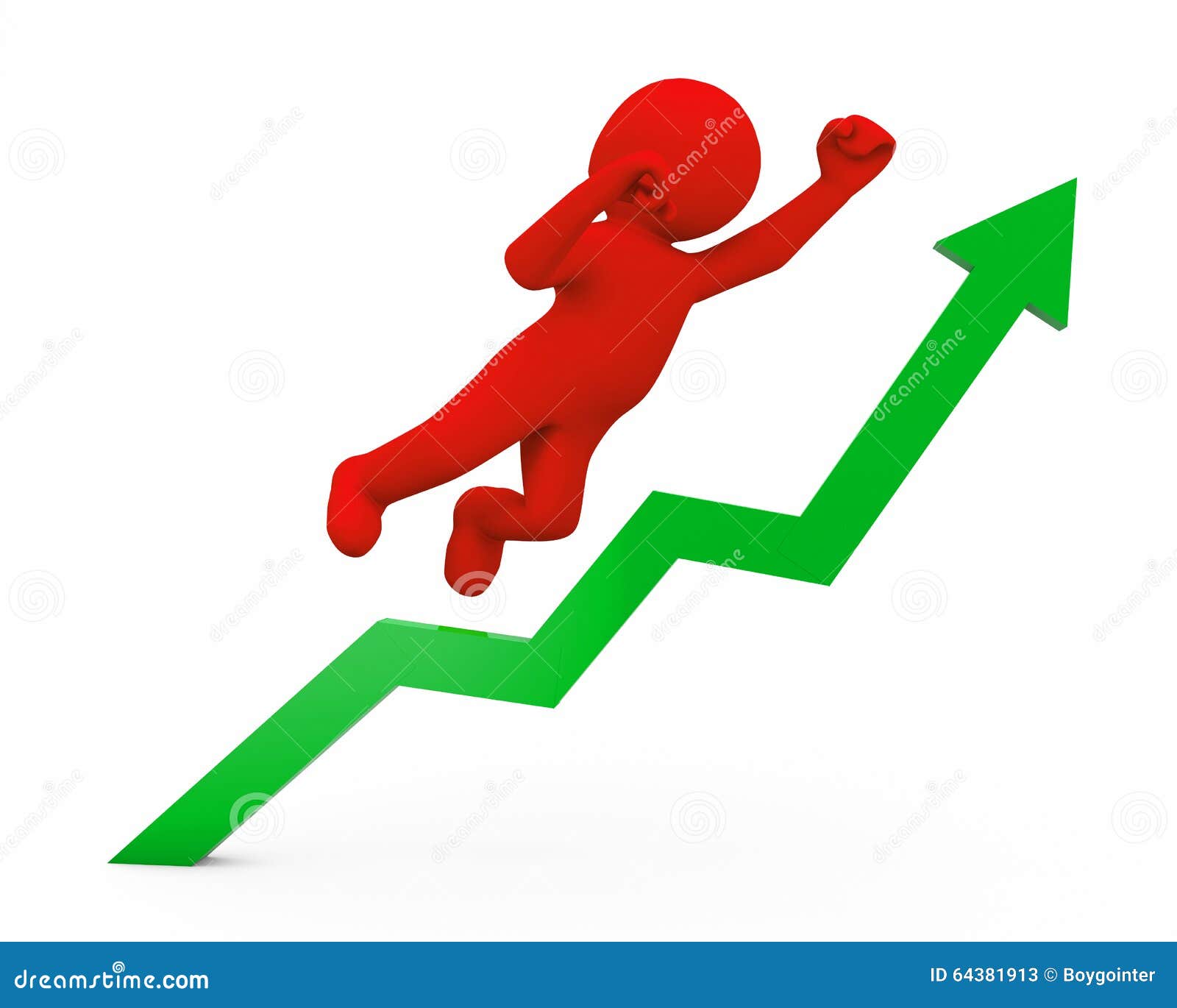 Positive graph stock illustration. Illustration of trade - 64381913
