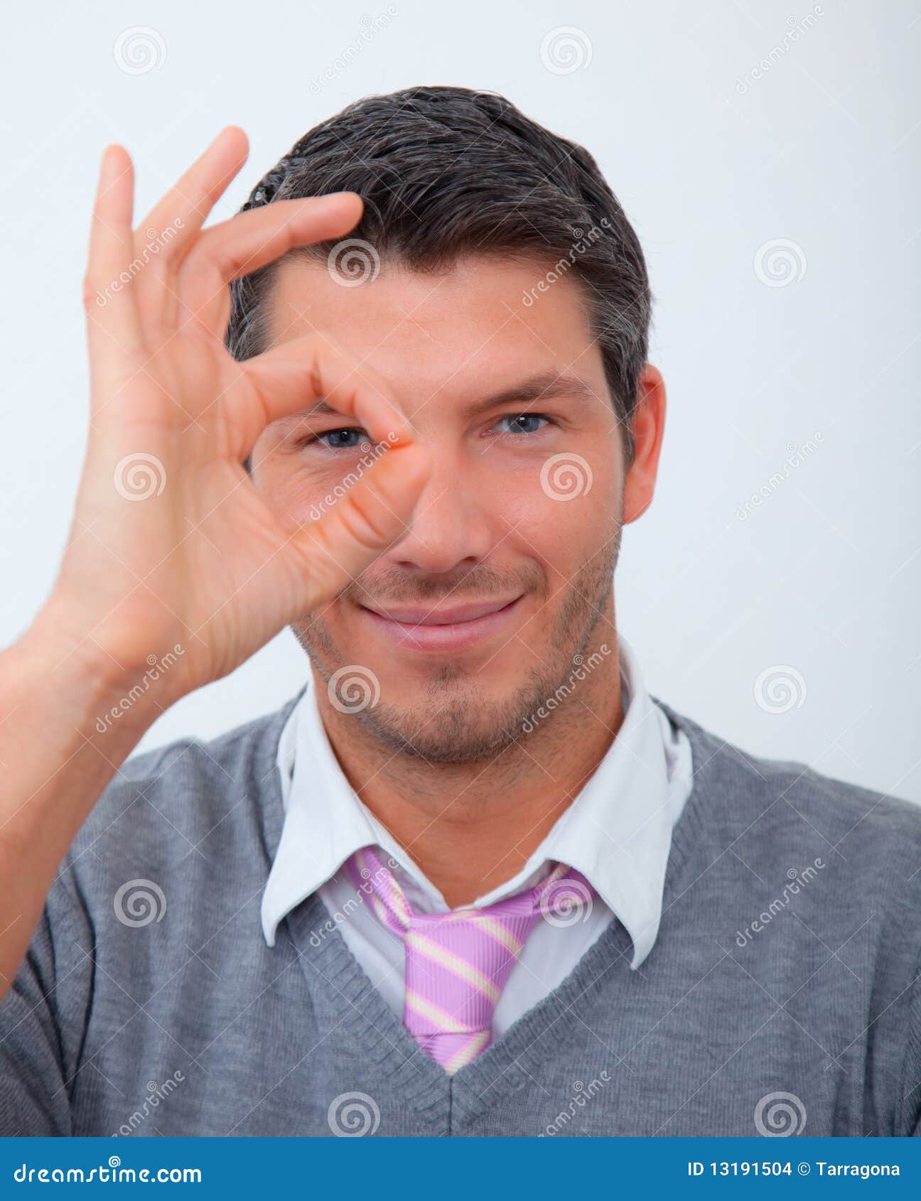 Positive handsome man stock photo. Image of hair, cheerful - 13191504