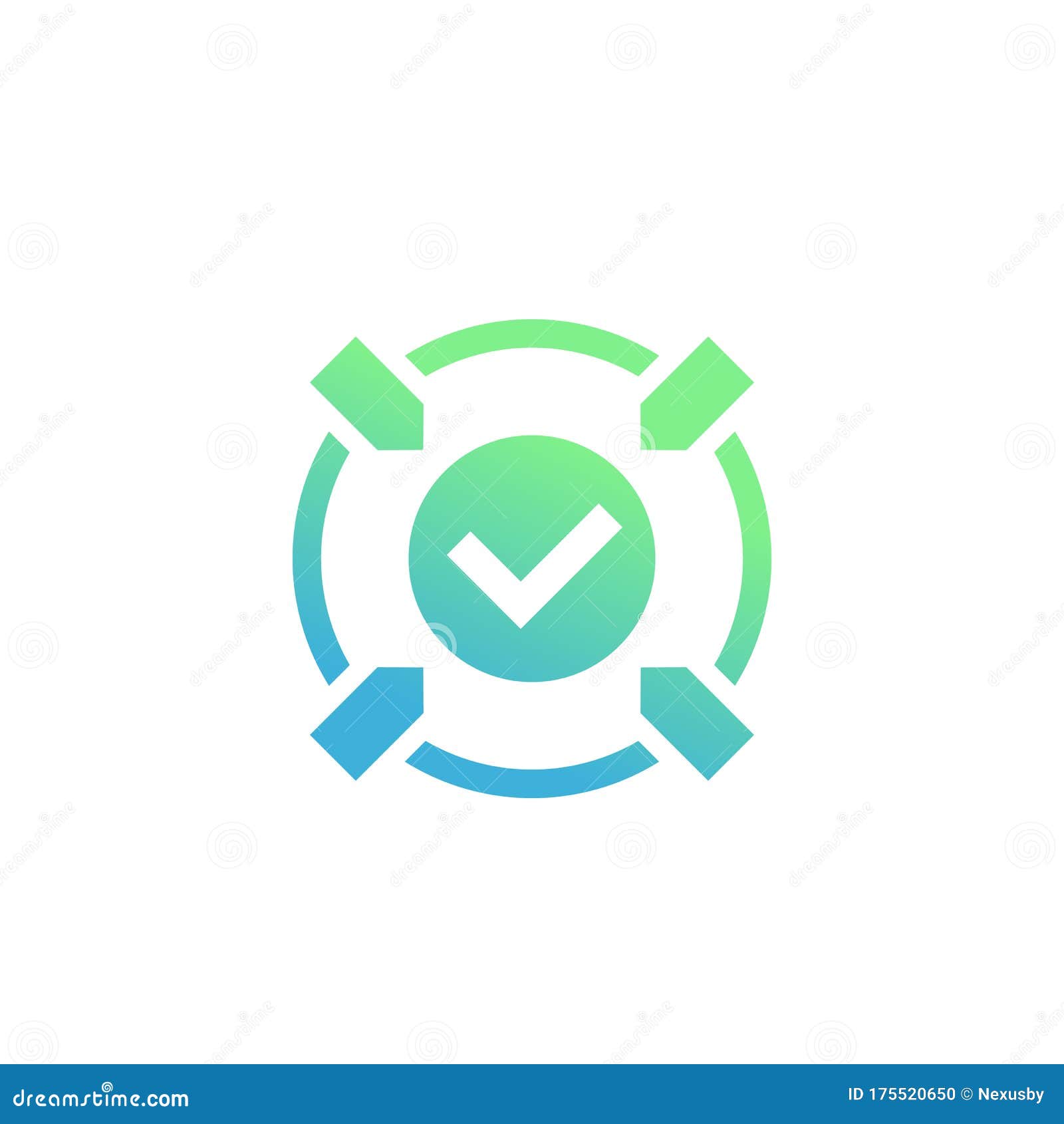 Positive Impact, Action Vector Icon Stock Illustration - Illustration ...