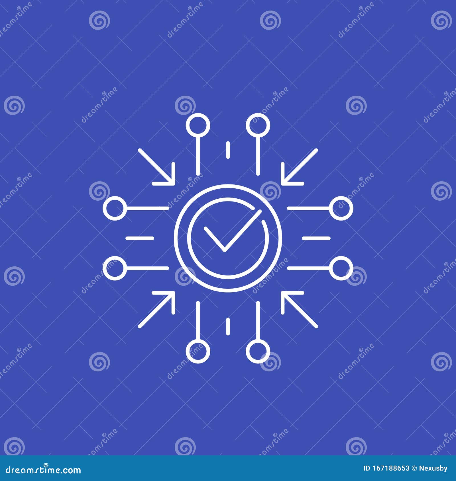 Positive Impact Icon, Linear Stock Vector - Illustration of vector ...