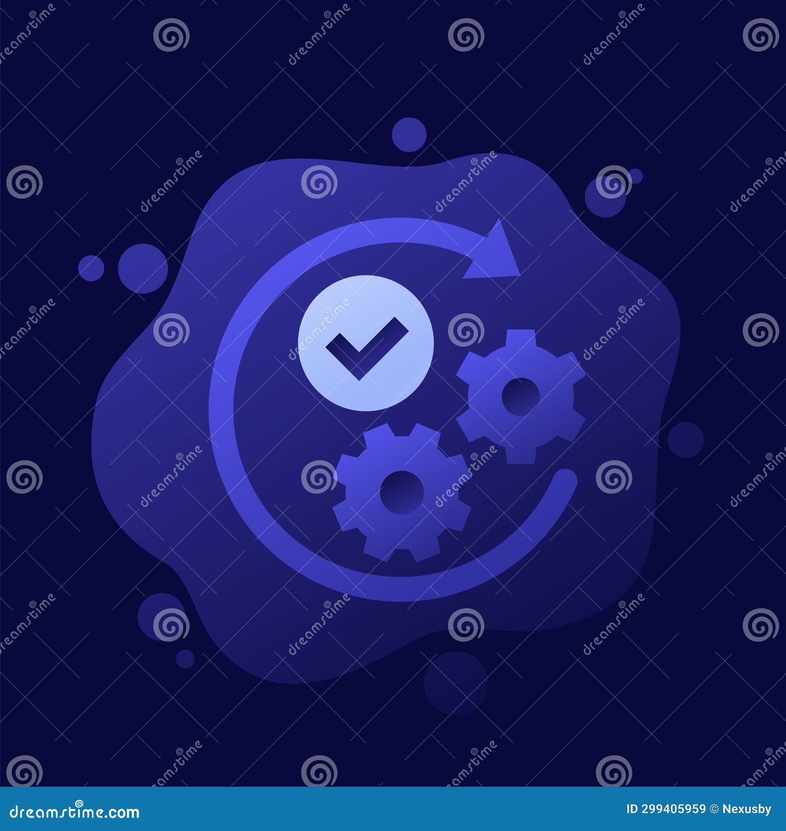 Positive Impact or Influence Icon, Vector Design Stock Illustration ...