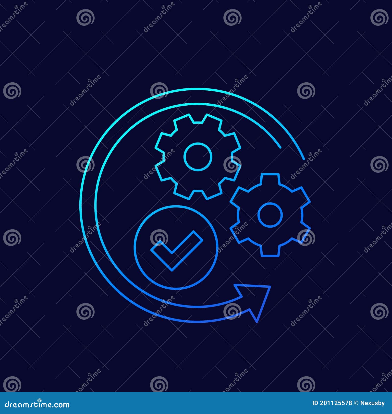 Positive Impact or Influence Vector Linear Icon Stock Vector ...