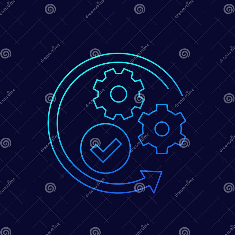 Positive Impact or Influence Vector Linear Icon Stock Vector ...