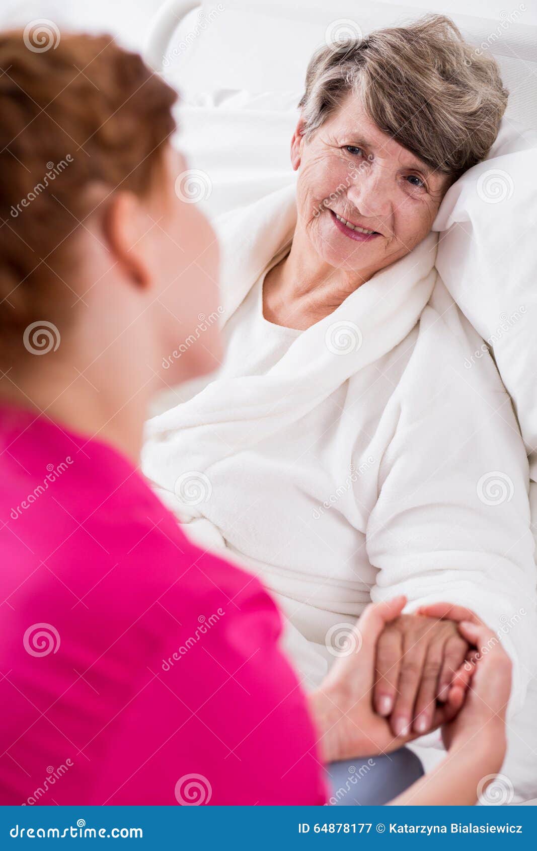 Positive impact on patient stock image. Image of support - 64878177