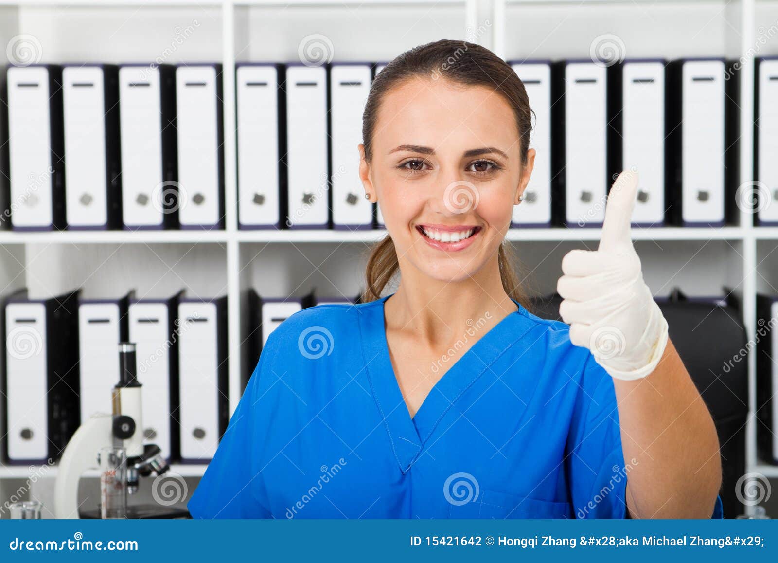 Positive intern stock photo. Image of handshake, medical - 15421642