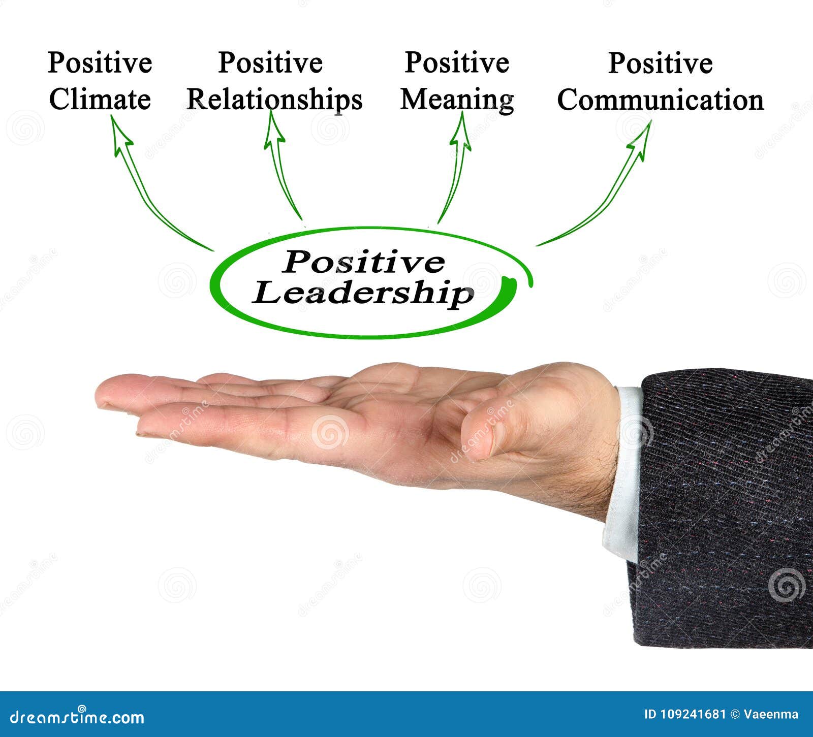 Positive Leadership Benefits Stock Image - Image of leader, hand: 109241681