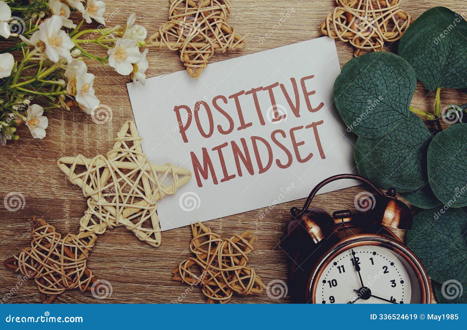 Positive Mindset the Phrase Motivational Words Quotes Concept Stock ...