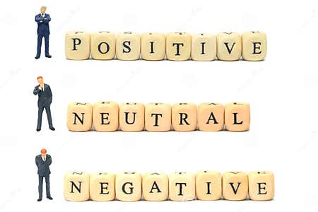 Positive Negative and Neutral Stock Image - Image of response, opinion ...