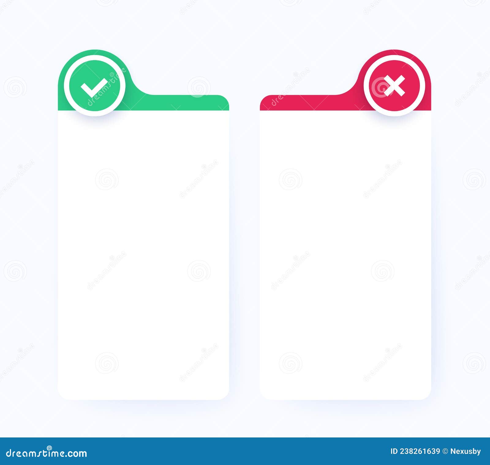 List Of Pros And Cons On A White Background. Simple Concept For ...