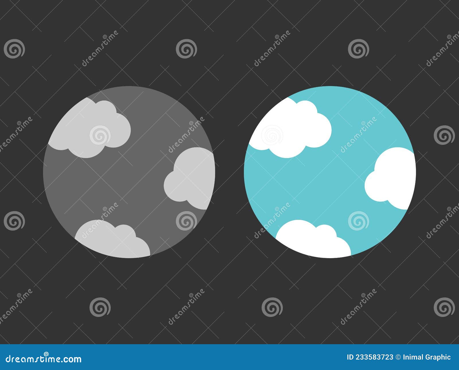 Optimism And Pessimism, Optimist And Pessimist, Way Up And Down, Vector ...