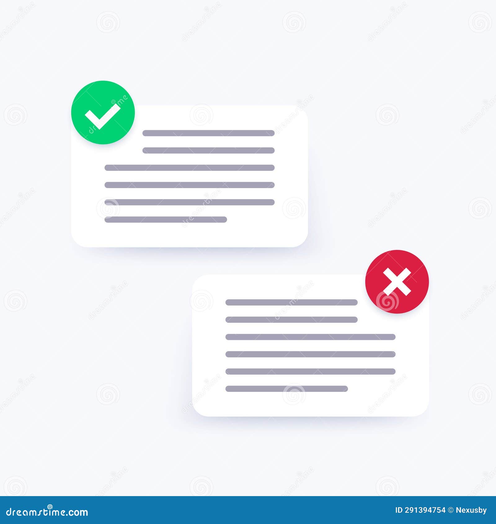 Positive and Negative, Vector Design Elements Stock Vector ...