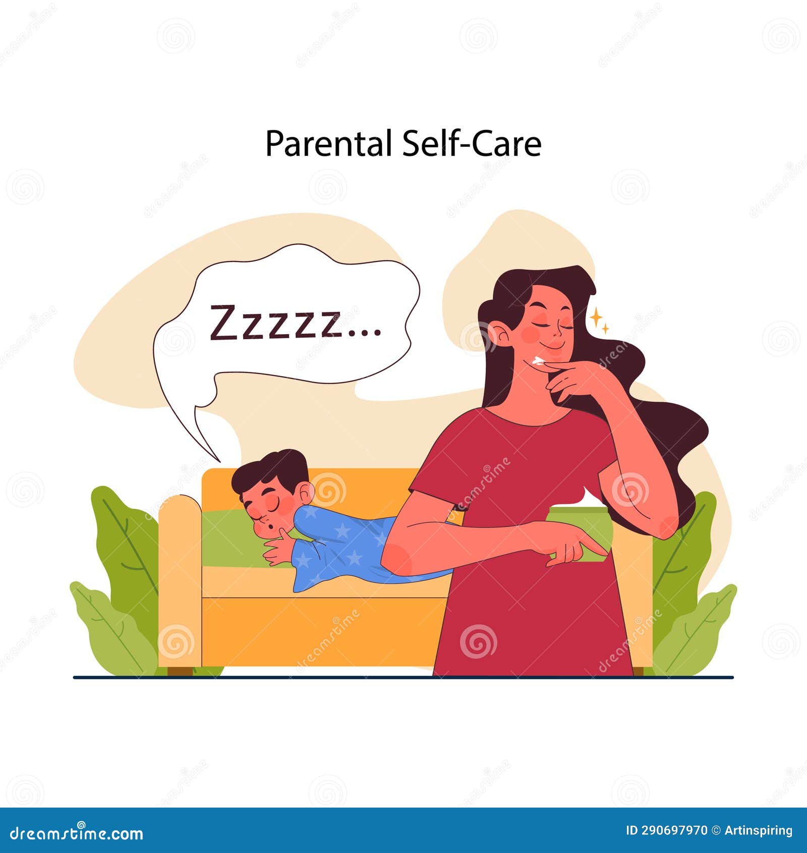 Positive Parenting. Nurturing of Your Child S Responsibility Stock ...