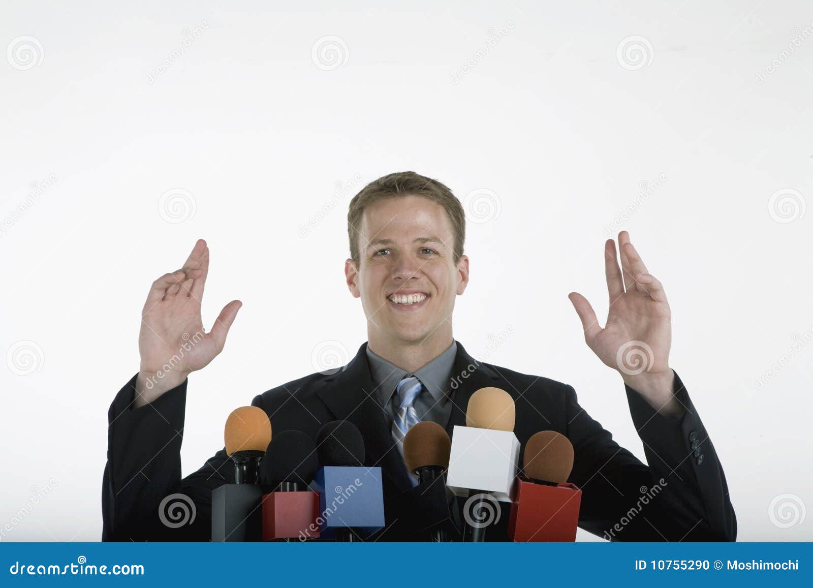 Positive public speaking stock photo. Image of public - 10755290
