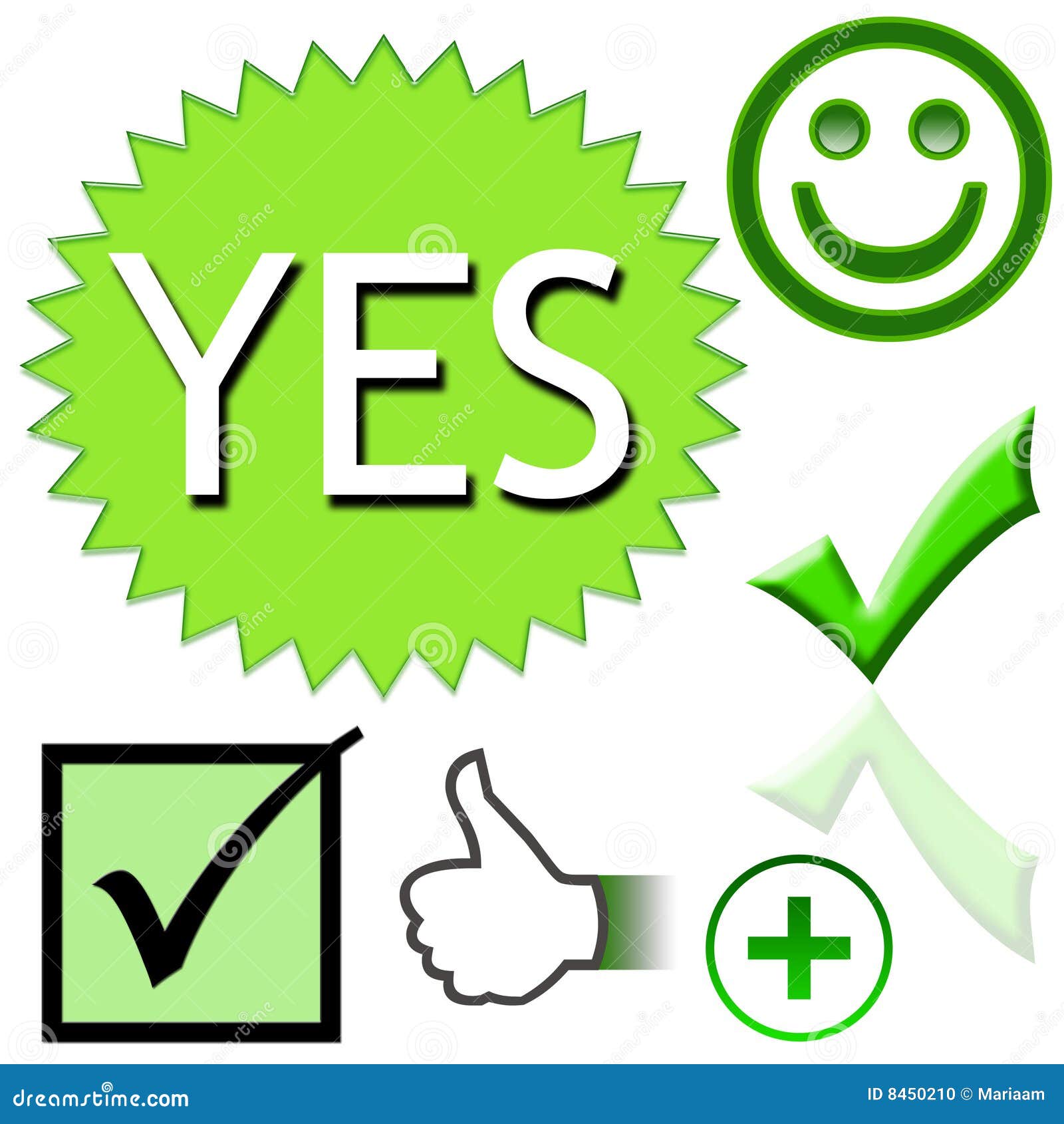 Positive rating stock illustration. Illustration of voting - 8450210