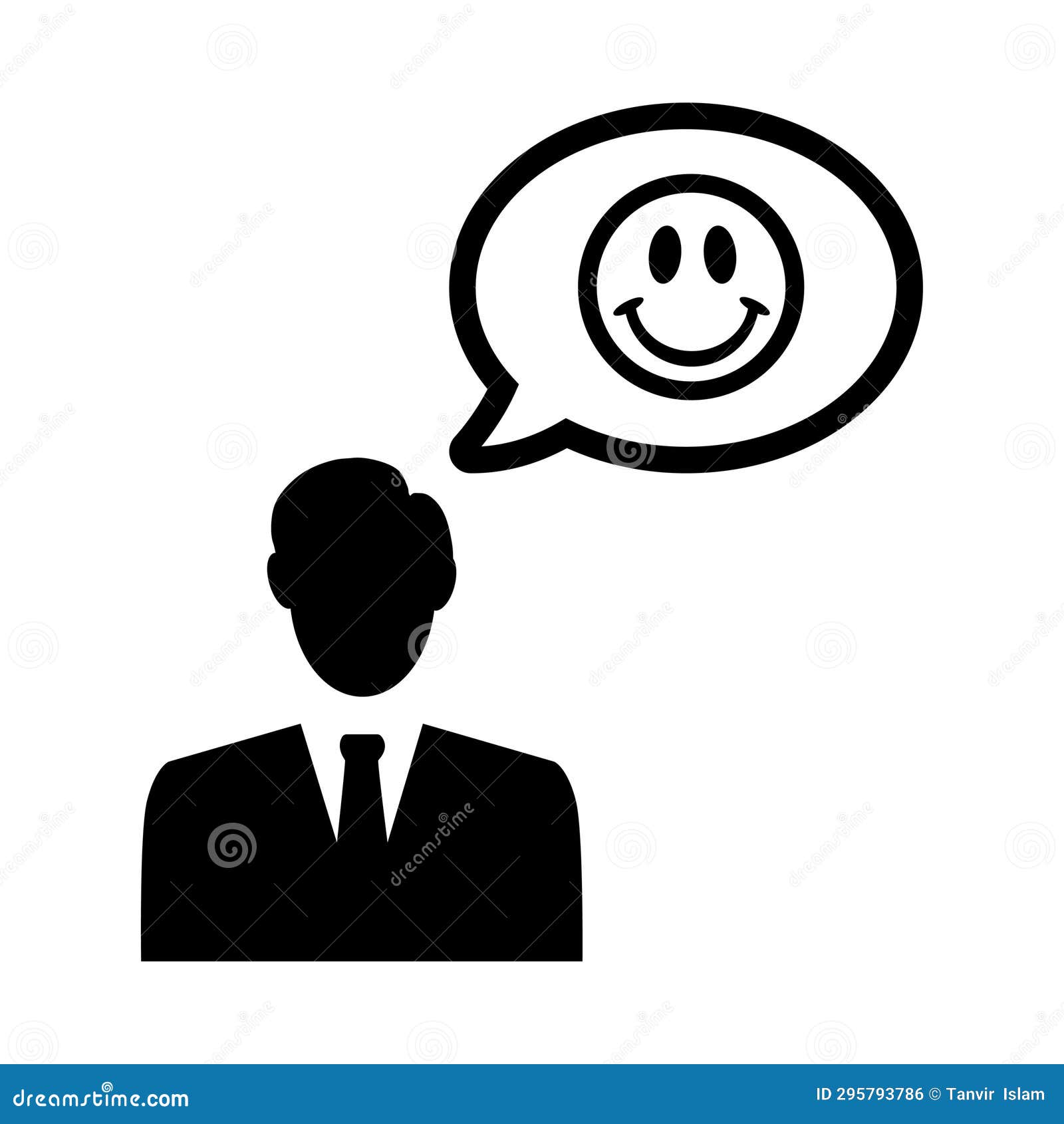 Positive Reaction Icon stock vector. Illustration of cartoon - 295793786