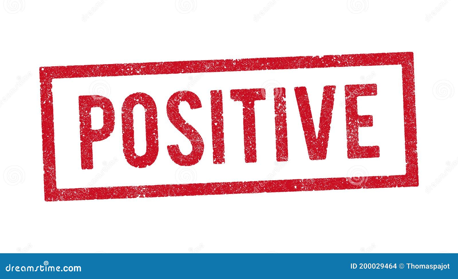 Positive red ink stamp stock vector. Illustration of stamps - 200029464