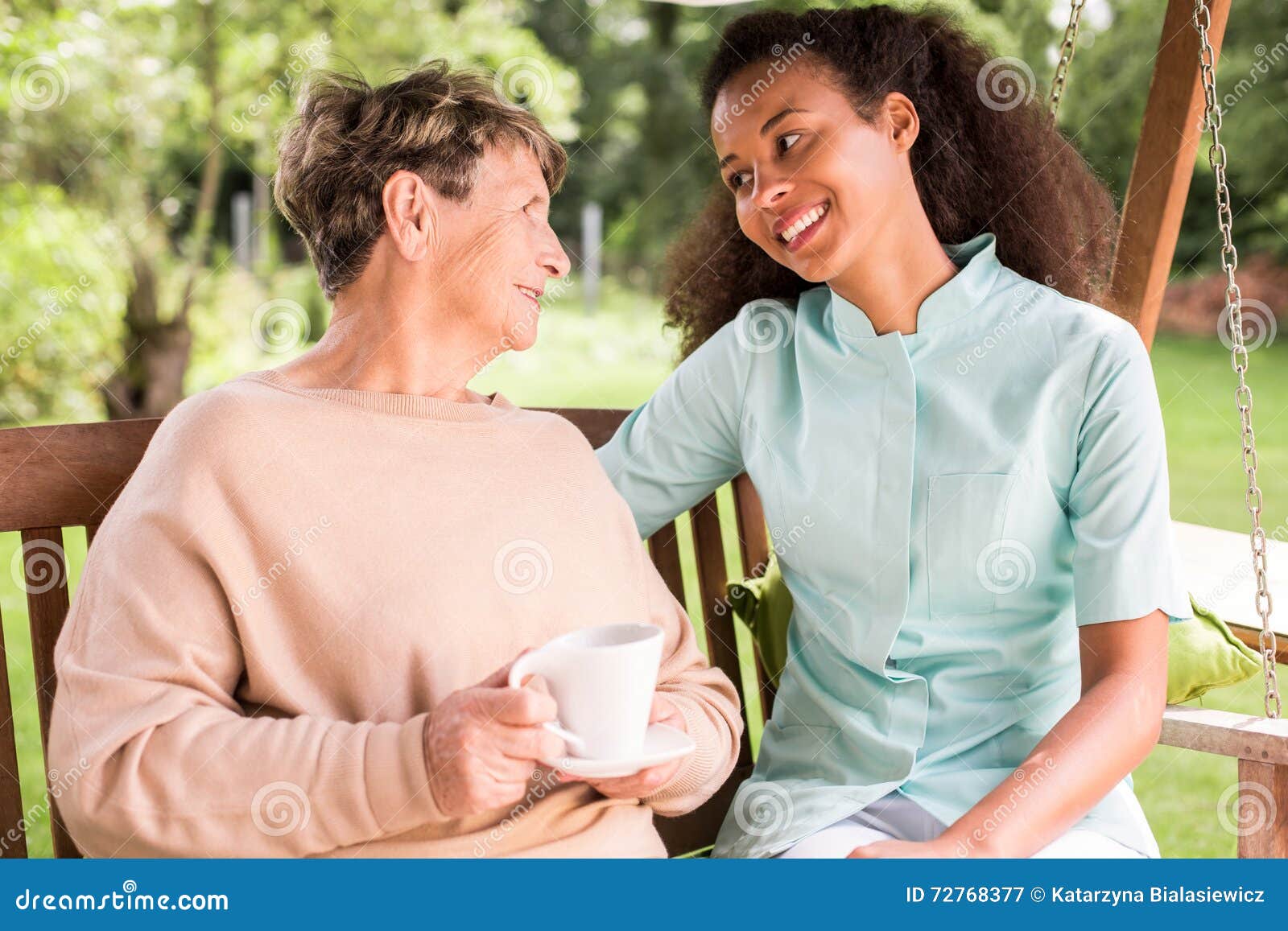 Positive Relation Patient Carer Stock Image - Image of professional ...
