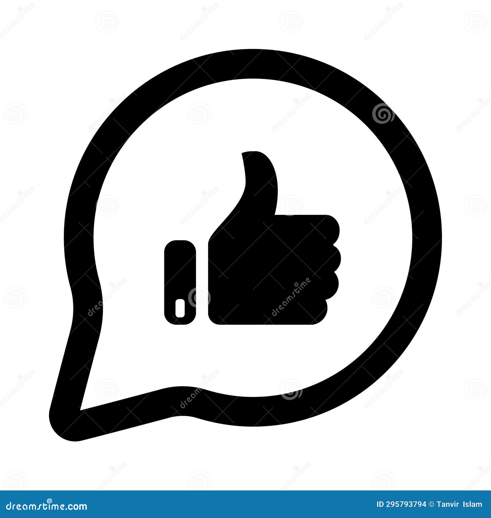 Positive Response Icon stock vector. Illustration of sign - 295793794