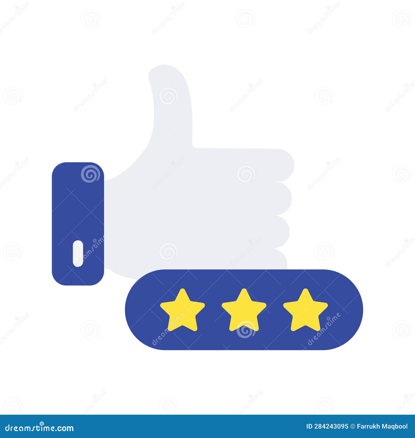 Positive Review Icon Image. Stock Illustration - Illustration of symbol ...