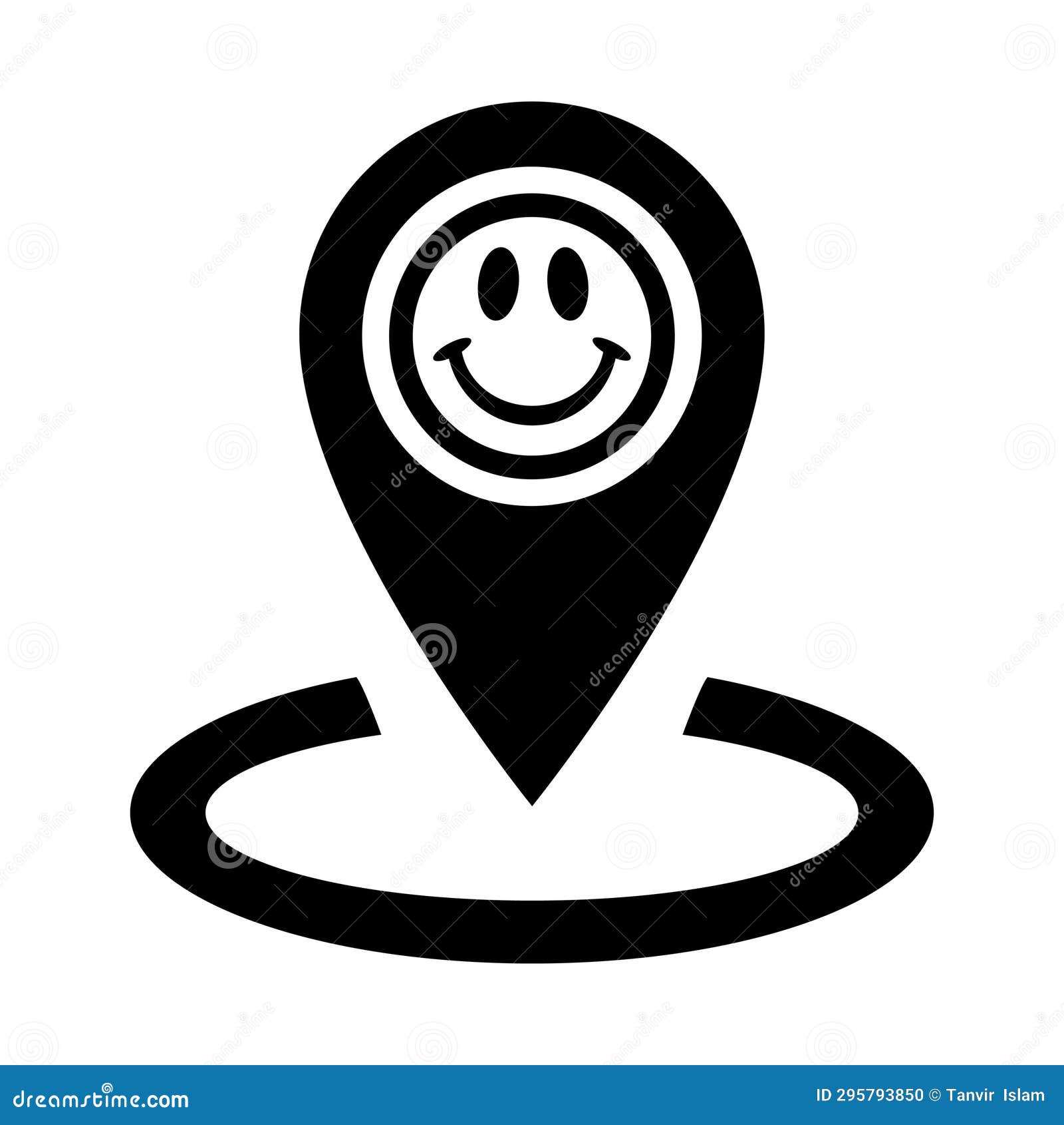 Positive Review Location Icon Stock Vector - Illustration of icon ...