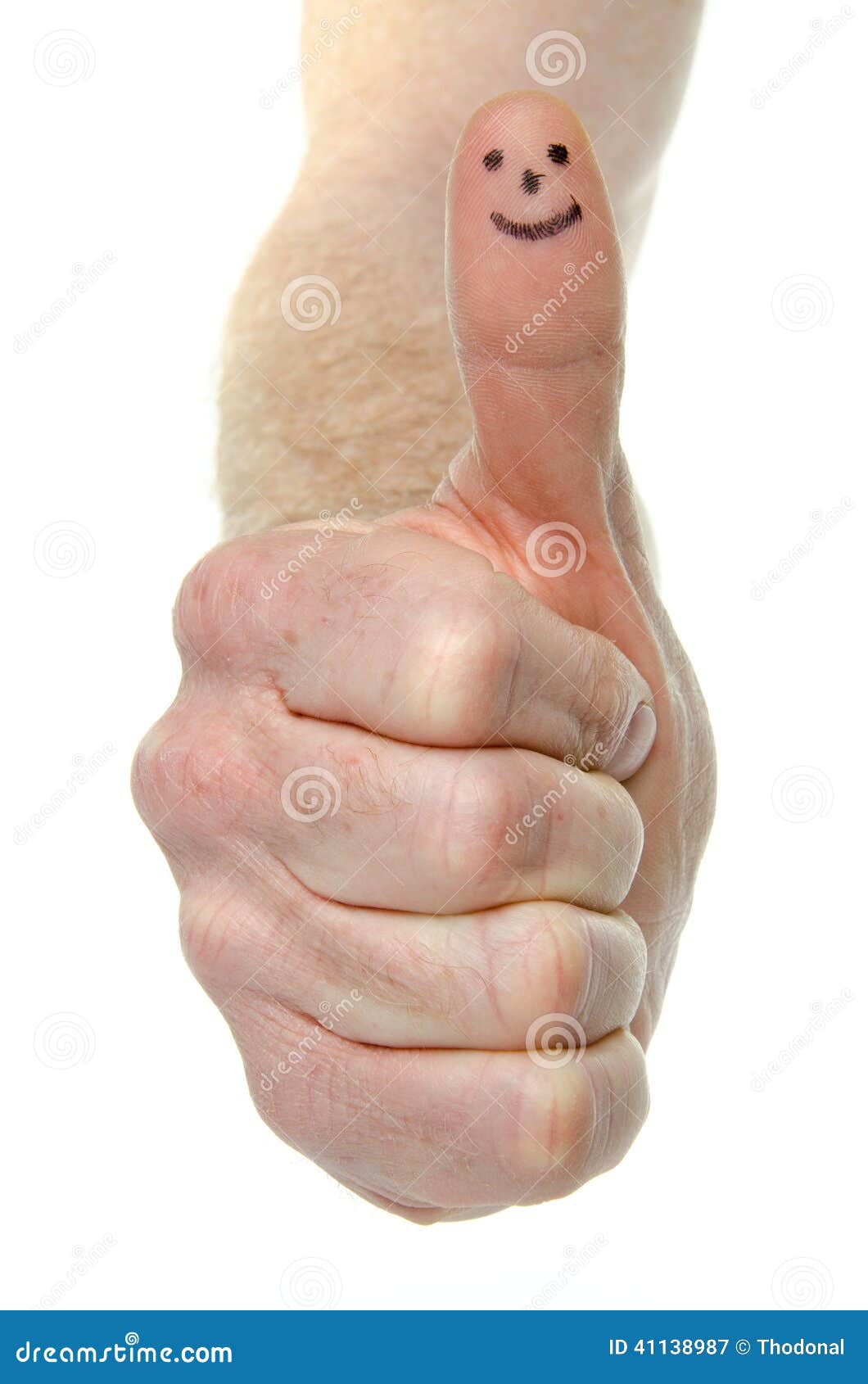 Positive Sign with a Thumb Up Stock Image - Image of gesturing ...