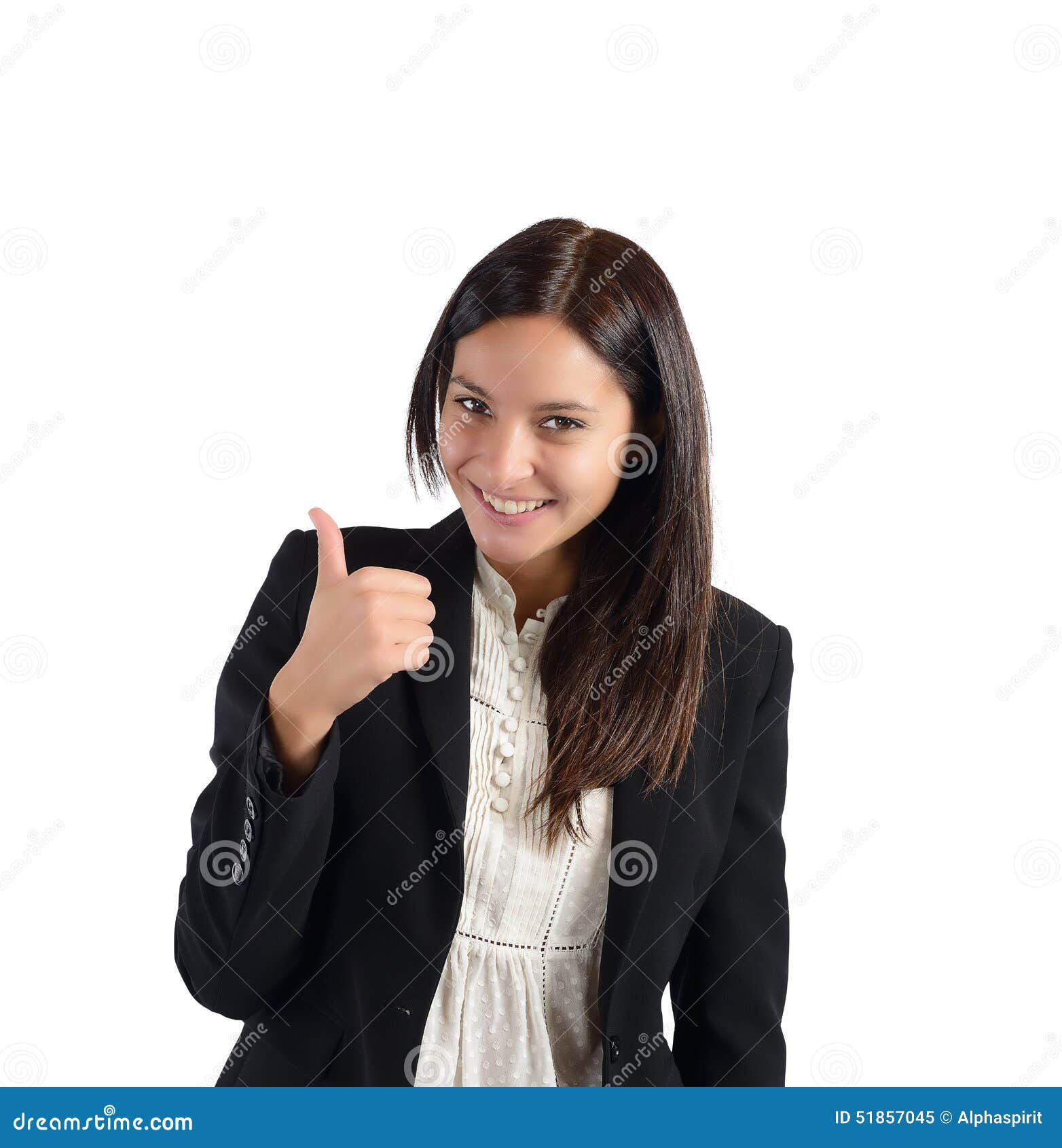 Positive and Smiling Businesswoman Stock Image - Image of leader ...