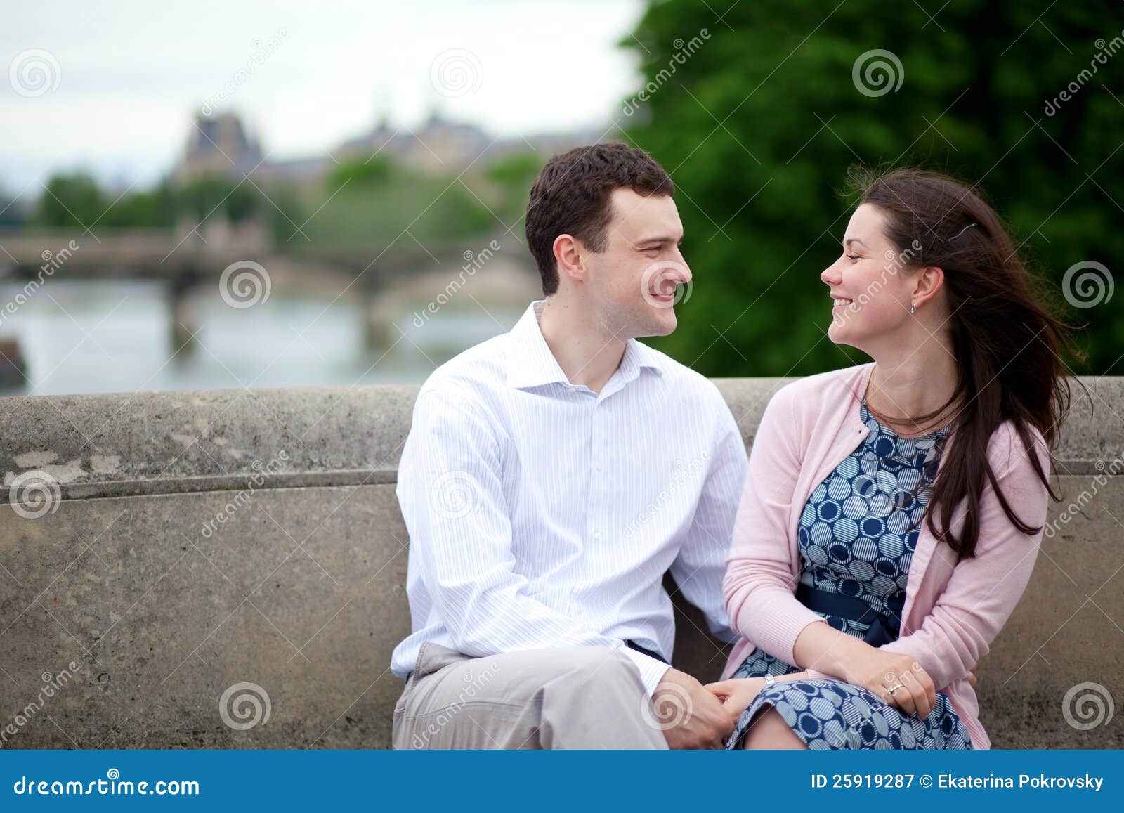 Positive Smiling Happy Dating Couple Stock Image - Image of lifestyle ...