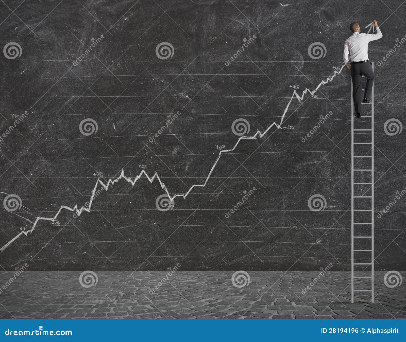 Positive statistical trend stock photo. Image of optimistic - 28194196